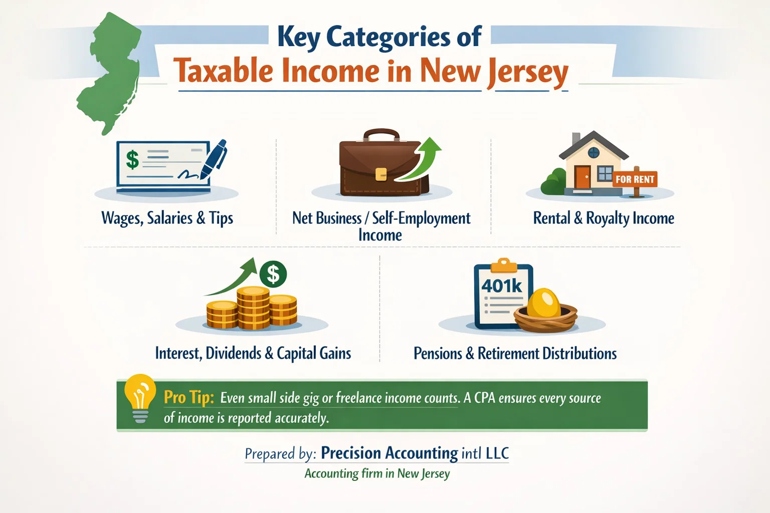 What Income Is Taxable in New Jersey? 2026 Guide