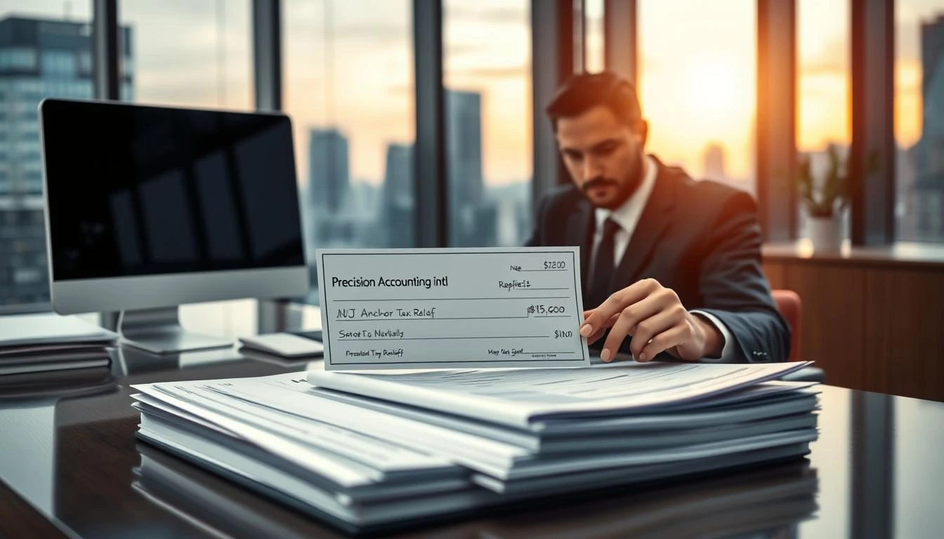 When will I receive my NJ anchor tax relief check?